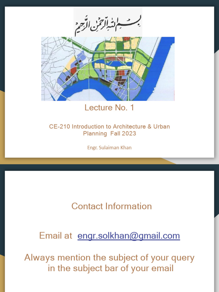 Lecture No.1 CED 2022 | PDF | Suburb | Metropolitan Area