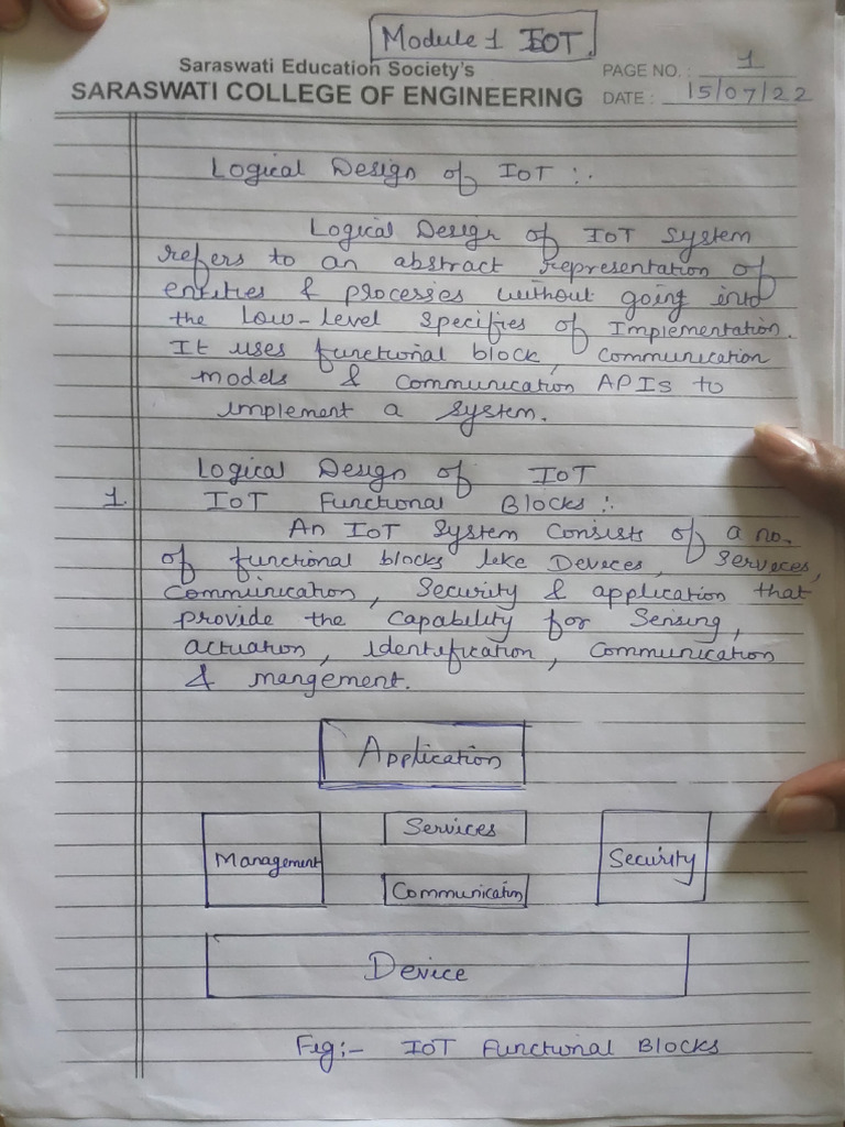 Iot Module 1 Notes | PDF