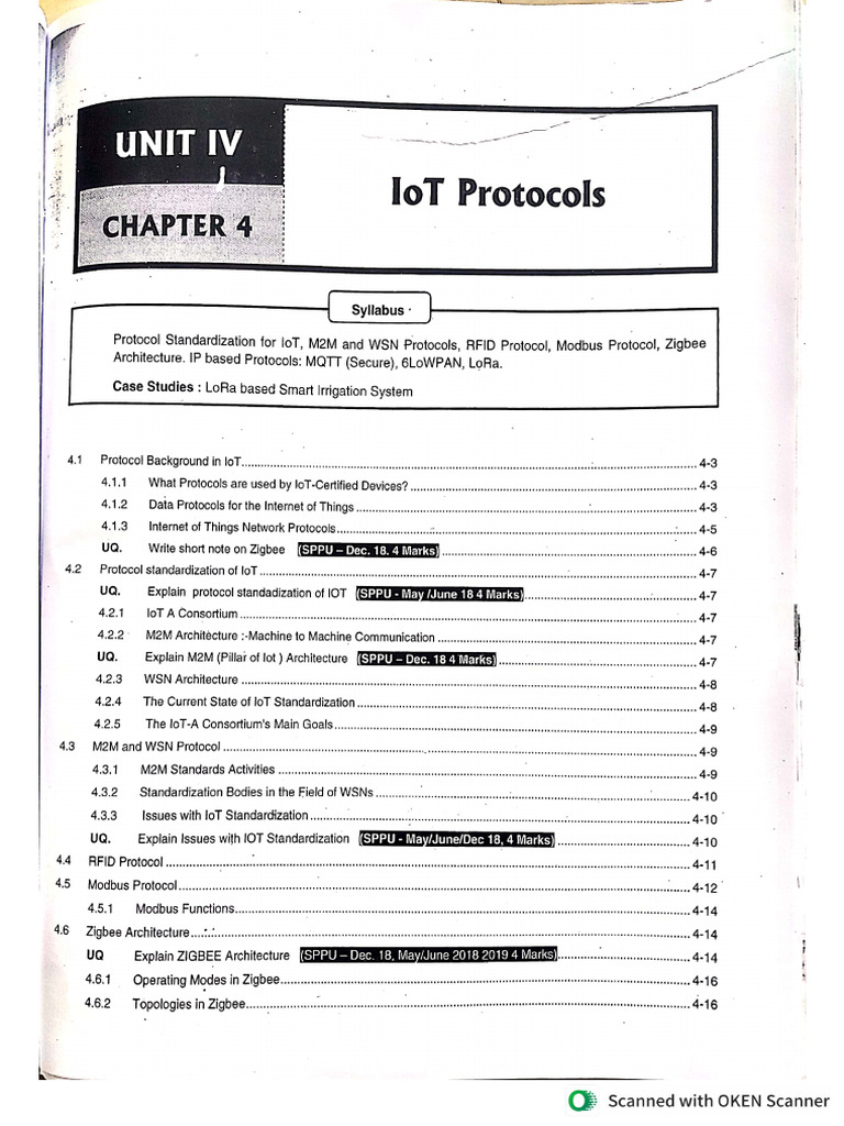 UNIT 4 IOT (TechNeo) | PDF