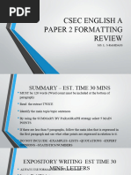 CSEC Spanish Study Guide and Tips | PDF | Grammatical Tense | Verb