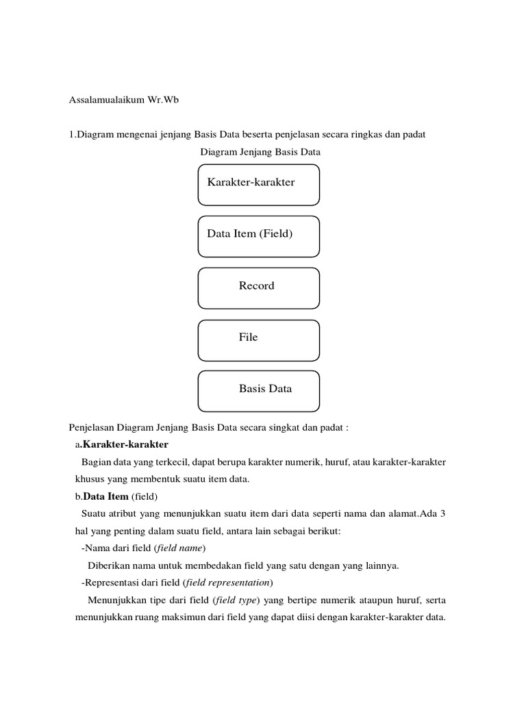 Jenjang dan Organisasi Basis Data | PDF