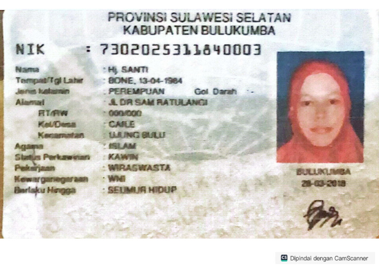 KTP HJ - Santi | PDF