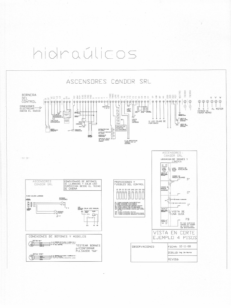 ESQUEMA CONTROL HIDRAULICOS - PDF Versión 1 | PDF