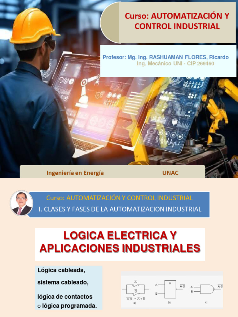 Sem02 Aci 24 A - Logica Electrica, Aplicaciones | PDF | Automatización | Relé