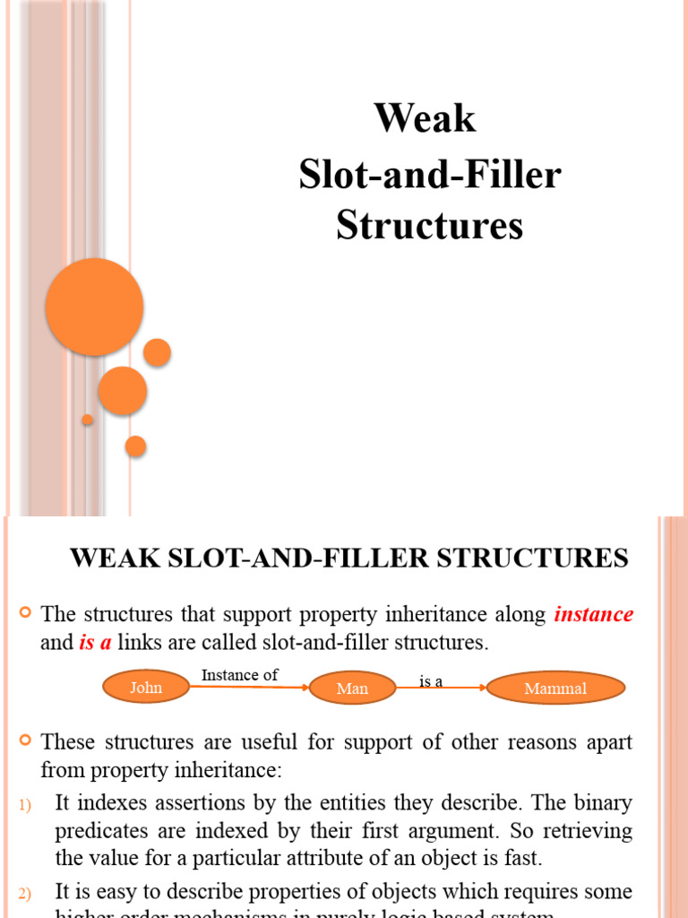 Weak Slot and Filler Structure | PDF | Inheritance (Object Oriented Programming) | Class ...