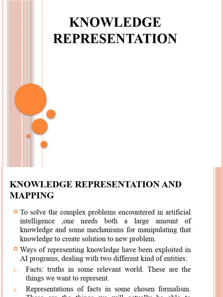Knowledge Representation - Intro | PDF | Knowledge Representation And Reasoning | Knowledge