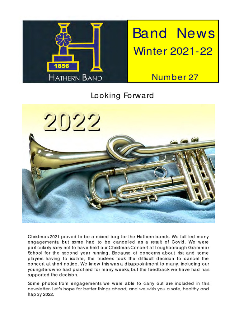 Hathern Band Winter Newsletter 2021-22 | PDF