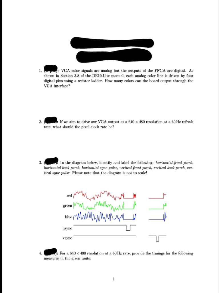 VGA driver | PDF | Display Resolution | Video