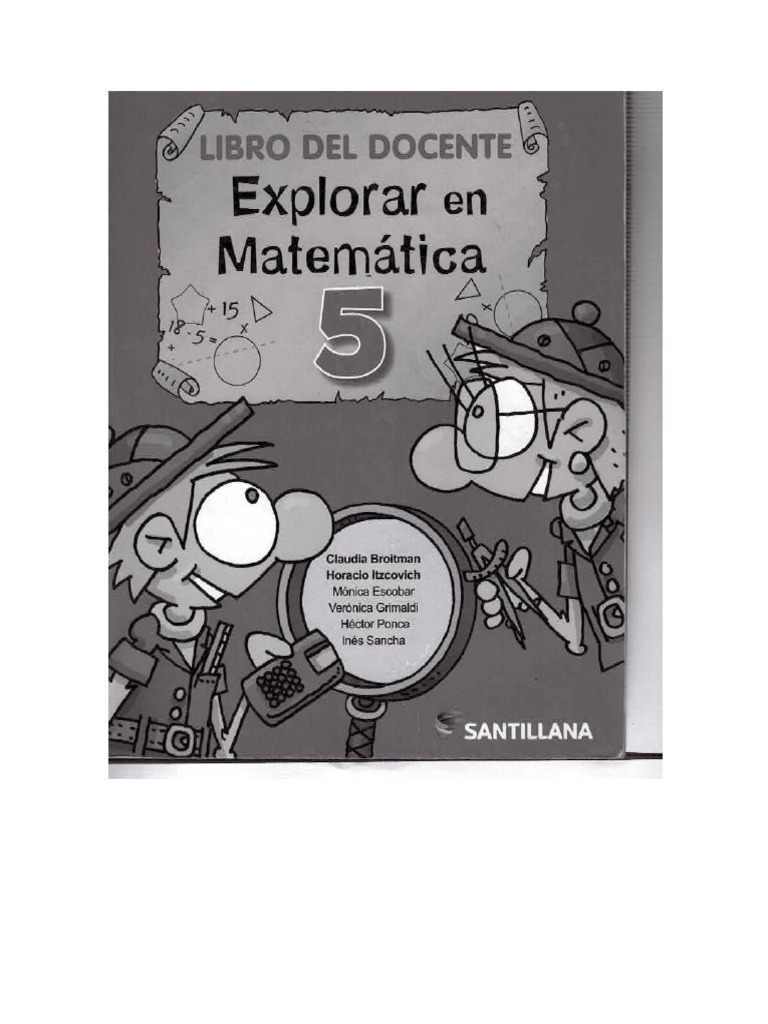 G5 Explorar en Matematica 5 Tres Capitulos | PDF