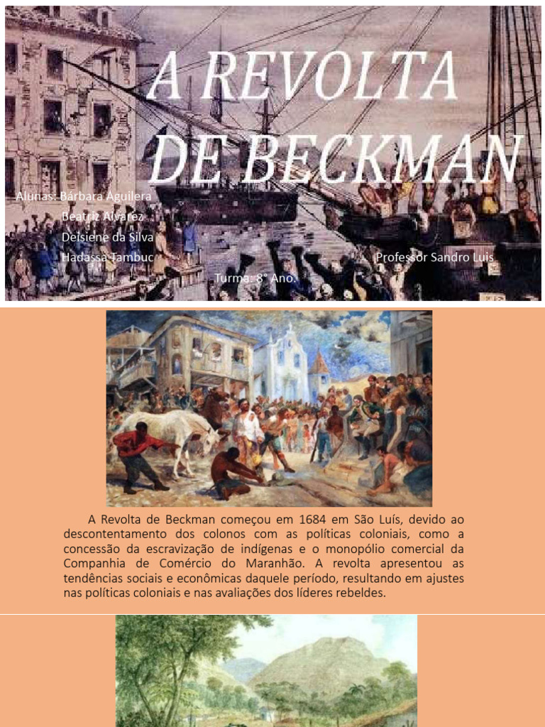 A Revolta de Beckman | PDF | Política | História