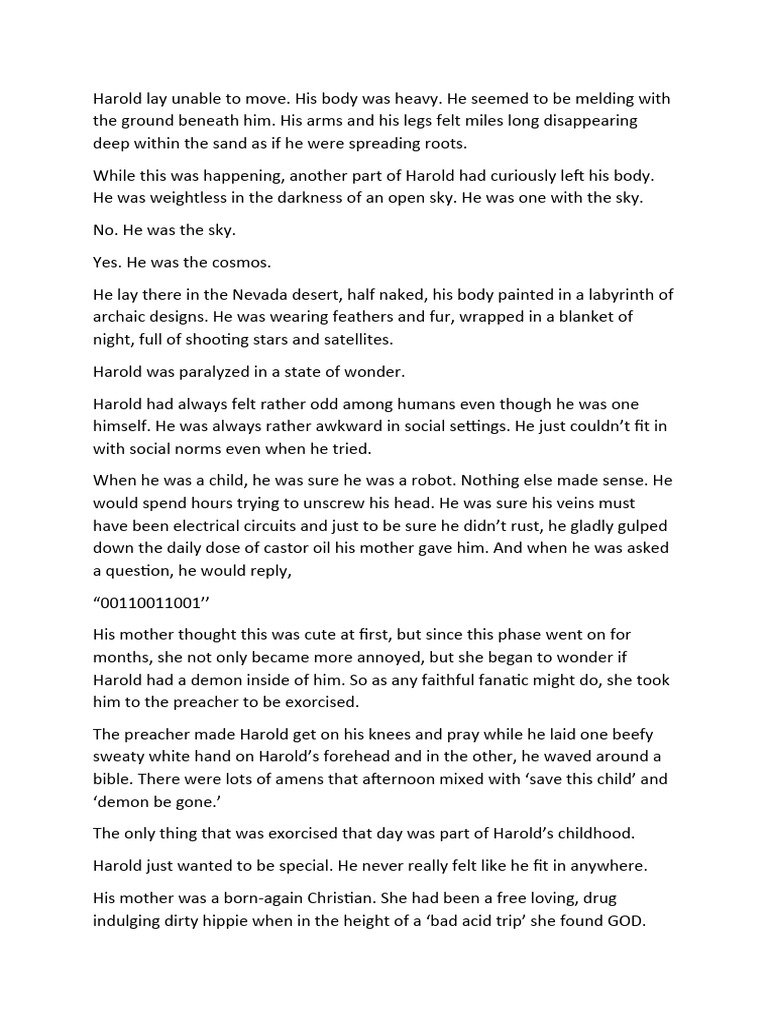 Harold Awoke | PDF | Satan | Hell