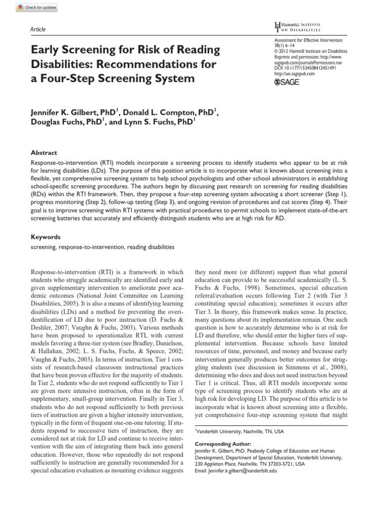 Screening | PDF | Sensitivity And Specificity