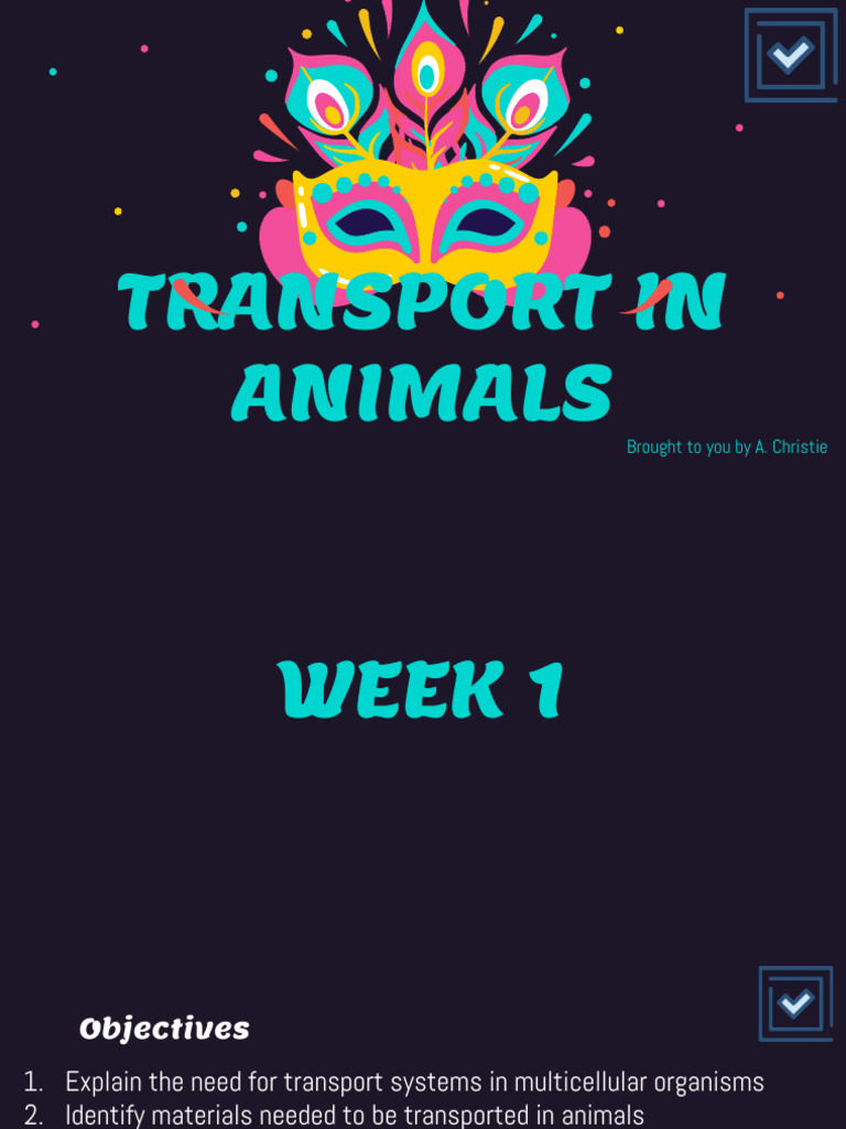 Transport in Animals 2020 | PDF | Heart | Ventricle (Heart)
