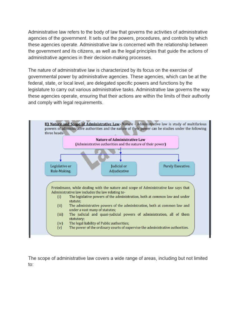 Understanding Administrative Law Basics | PDF | Administrative Law ...