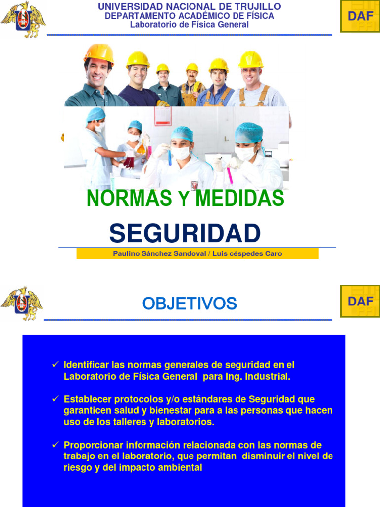 Lab. #1 - Normas - Medi - Seguridad | PDF | Laboratorios