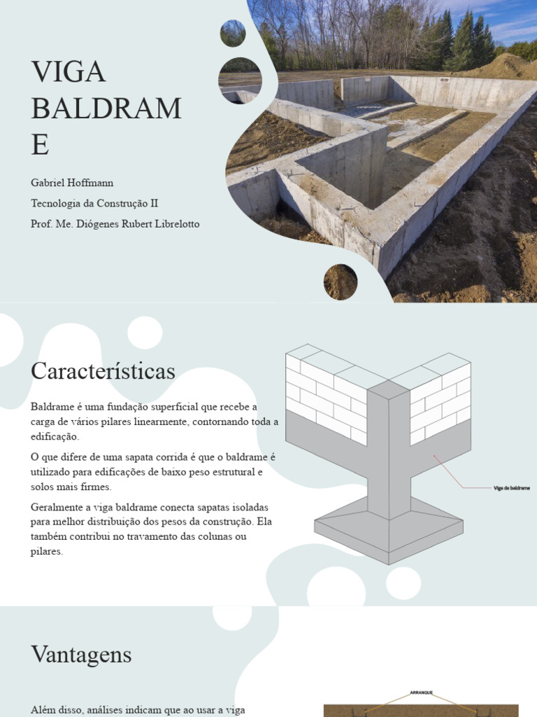 Viga Baldrame: Fundamentos e Vantagens | PDF
