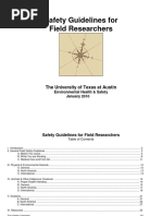 Field Safety Handbook | PDF | Personal Protective Equipment | Risk