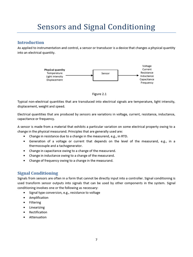02 Sensors | PDF | Sensor | Switch