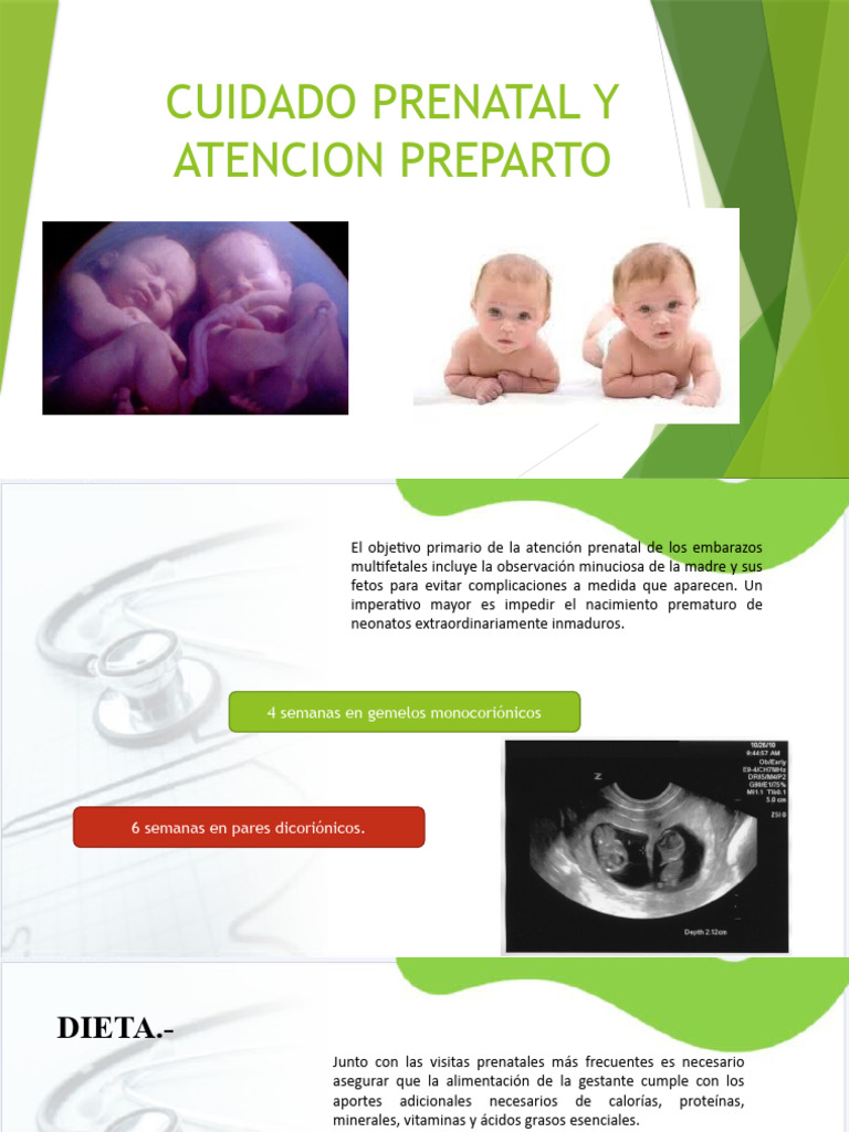 CUIDADO PRENATAL Y ATENCION PREPARTO | PDF | El embarazo | Feto