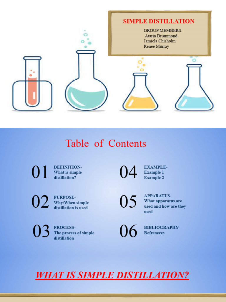 chem presentation | PDF | Distillation | Boiling
