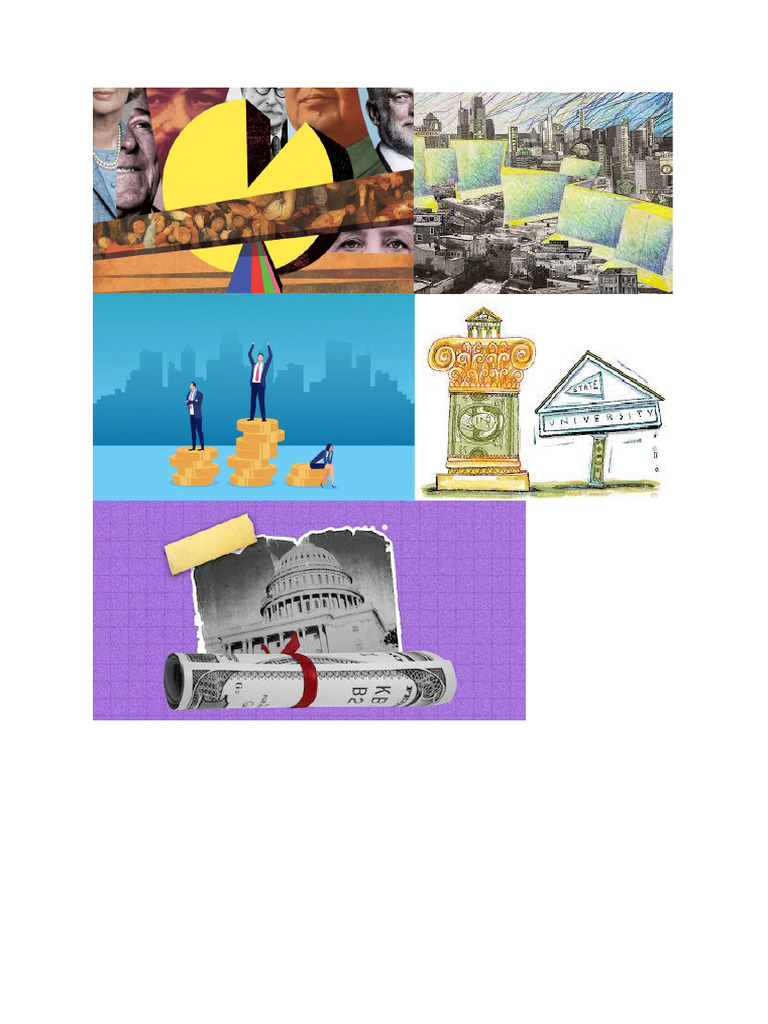 Economic Inequality Collage Pictures Pdf | PDF