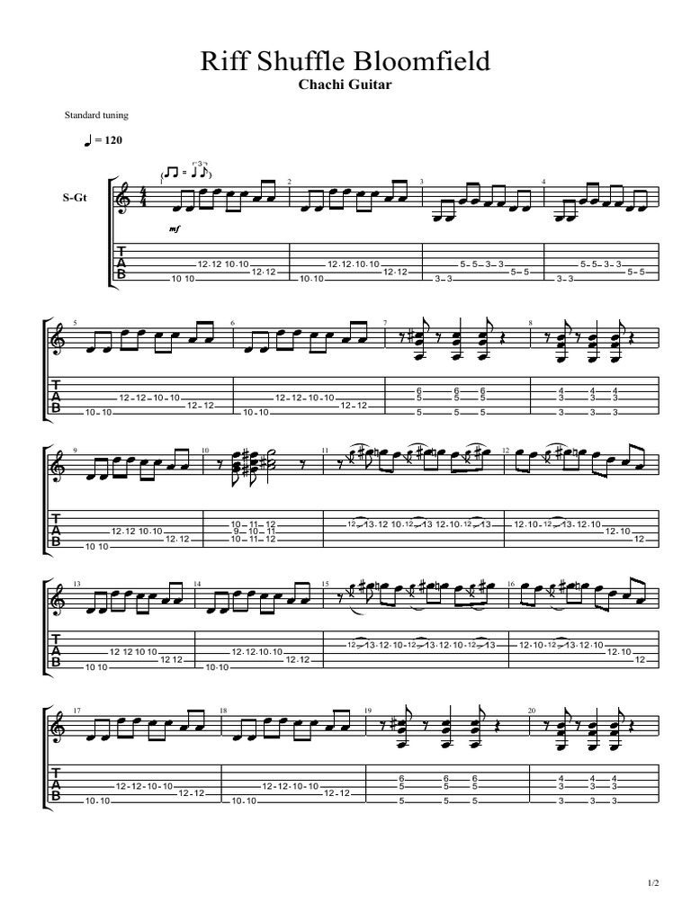 Riff Bloomfield | PDF