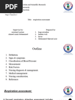 Respiratory Distress Observation Scale | PDF | Breathing | Palliative Care
