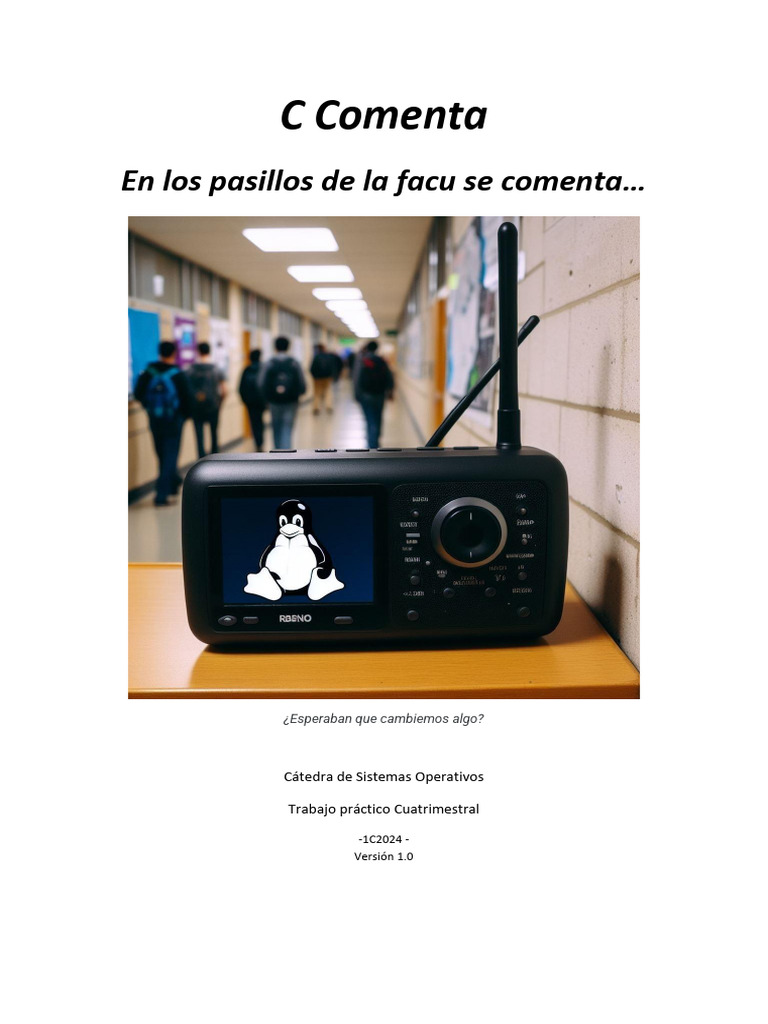 C - Comenta - v1.0 | PDF | Proceso (Computación) | Kernel (sistema ...