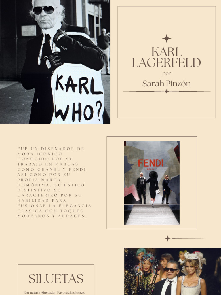 Presentación Historia KARL LAGERFELD | PDF | Moda | Ropa