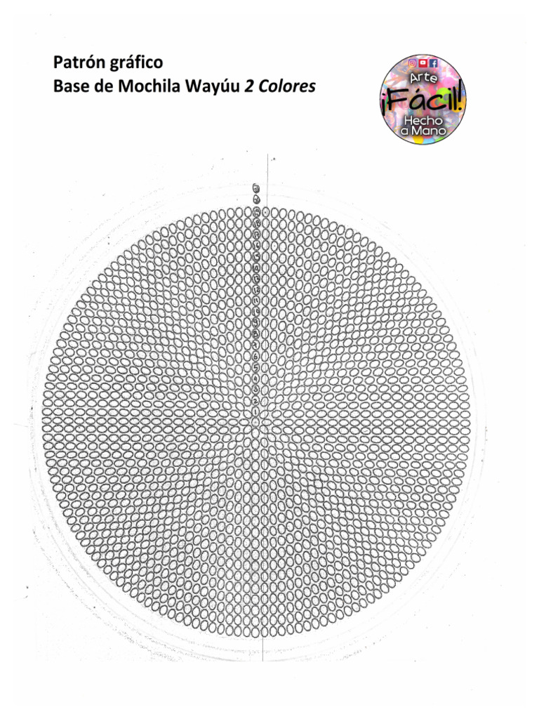 Patrón Gráfico Base de La Mochila Wayúu de 2 Colores | PDF
