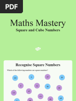 Squares and Cubes 1 To 50 | PDF