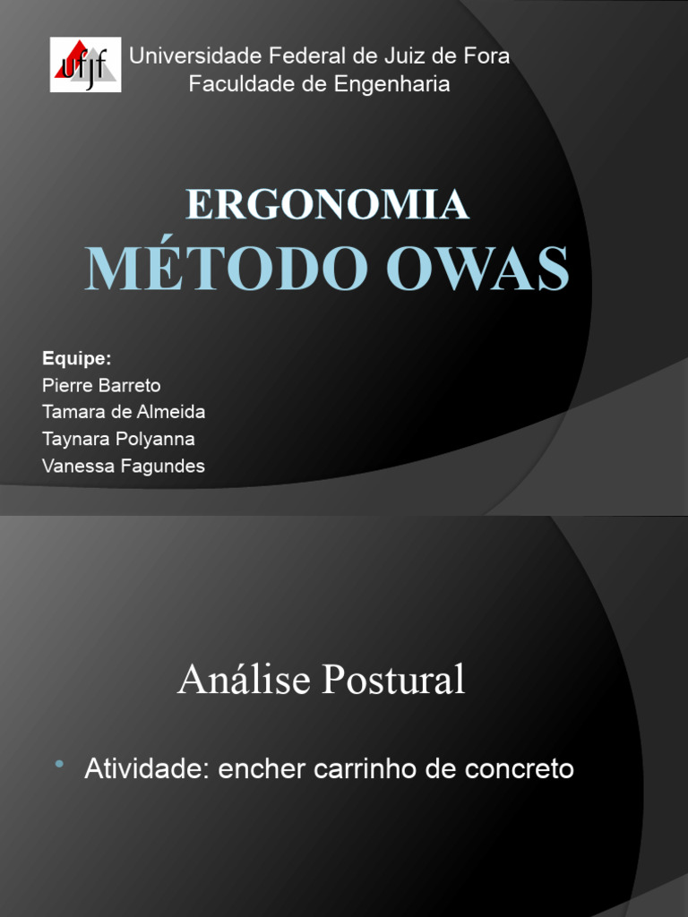Método Owas | PDF