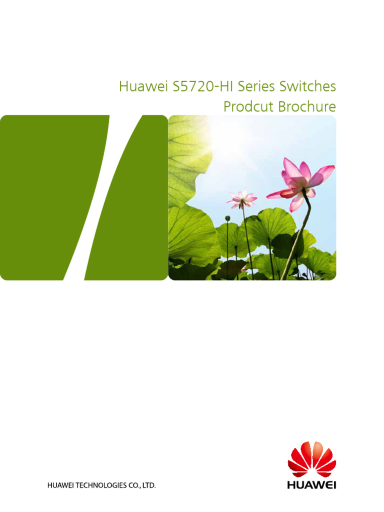 Huawei S5720-HI Series Switches Product Brochure | PDF | Computer ...