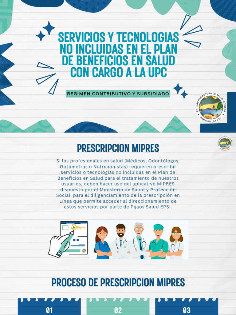 Servicios No PBS Pijaos Salud Epsi 2024 | PDF