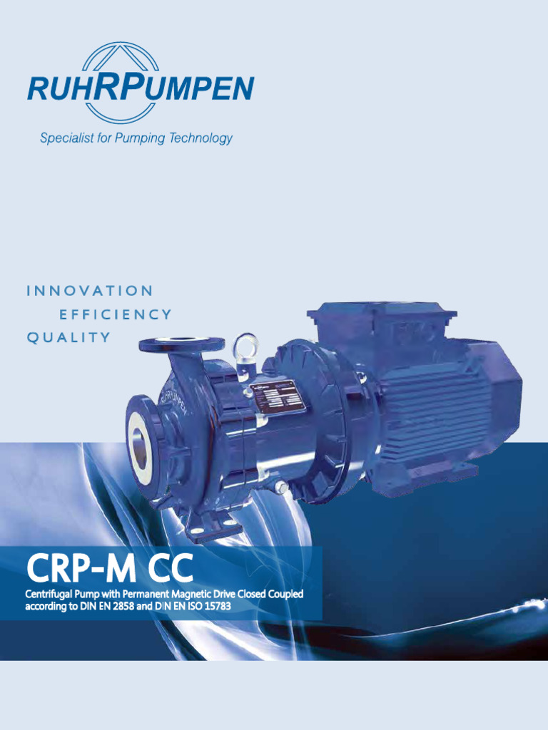 Ruhrpumpe CRP M CC | PDF | Pump | Bearing (Mechanical)