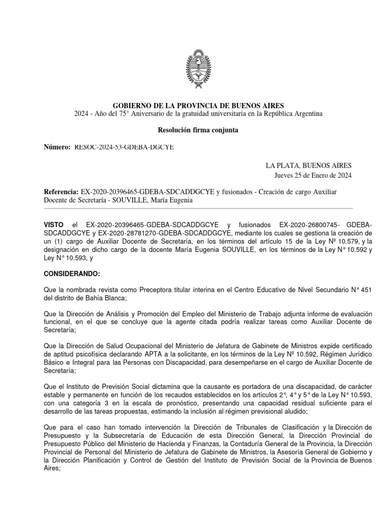 RSC 2024 02863013 Gdeba Dgcye | PDF | Presupuesto | Gobierno