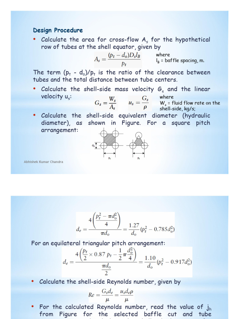Shell and Tube Heat Exchanger Design | Download Free PDF | Heat ...