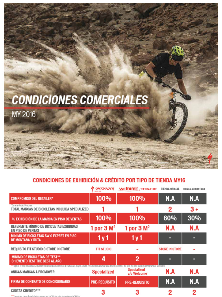 Condiciones Comerciales MY16 - V9 | PDF | Marketing | Economias