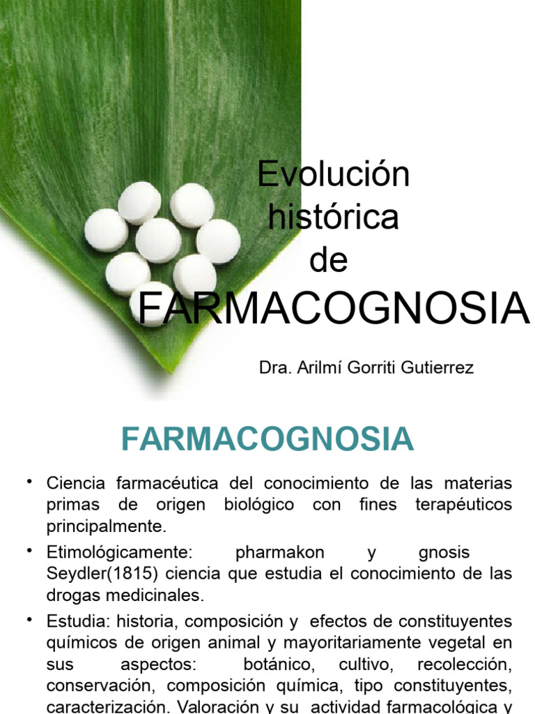 Farmacognosia General2 | PDF | Farmacia | Plantas medicinales