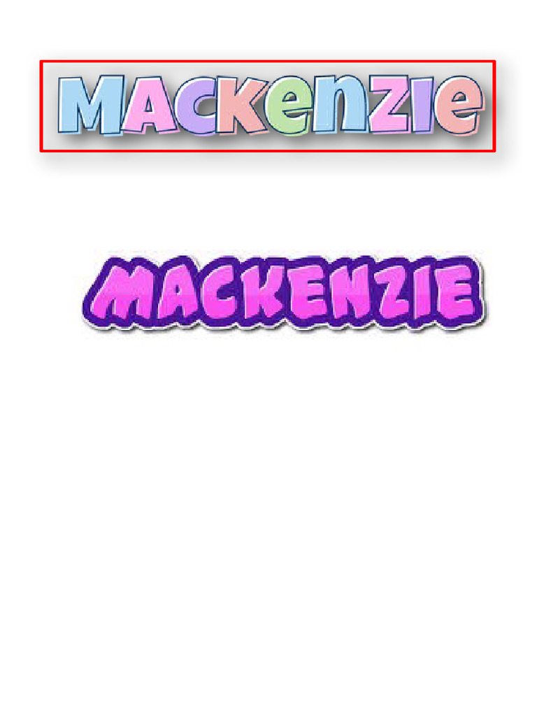 Mackenzie Nombres | PDF