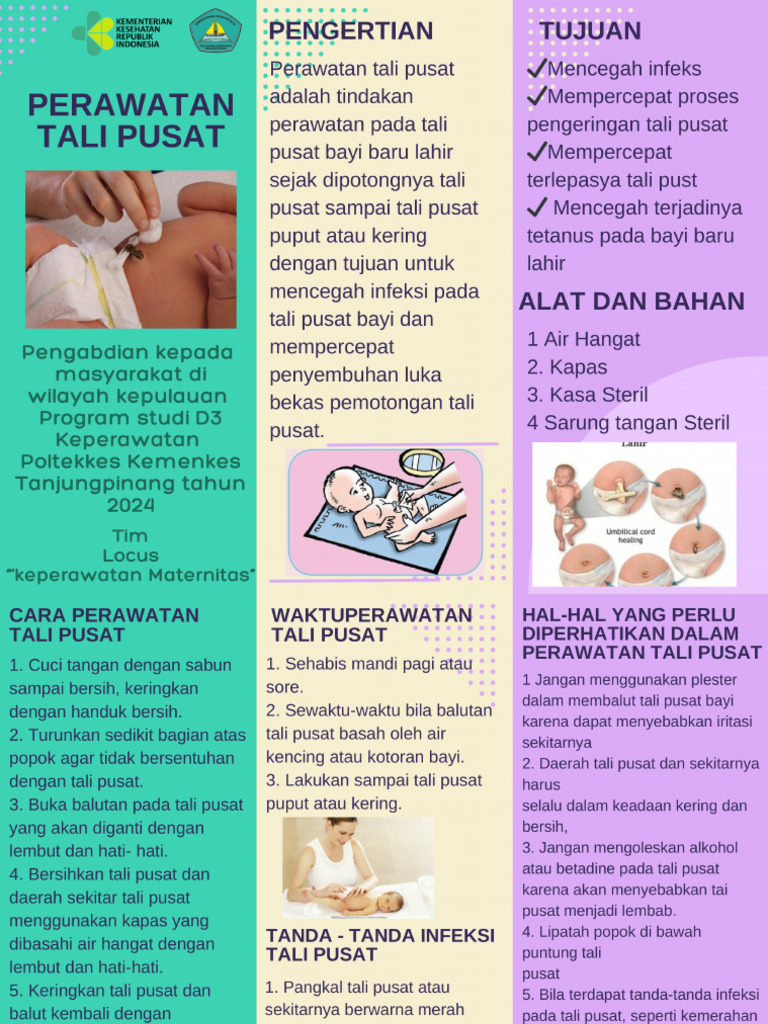 Leaflet Perawatan Tali Pusat | PDF