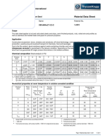 Stainless Steel 1.4401 Data Sheet | PDF | Construction | Welding