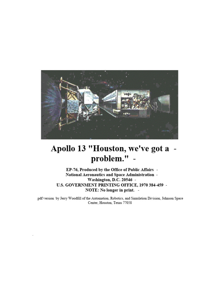 Apollo 13 | PDF | Apollo Lunar Module | Apollo Program