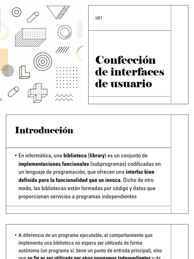 Creacion de Componentes Visuales | PDF | Biblioteca (informática ...