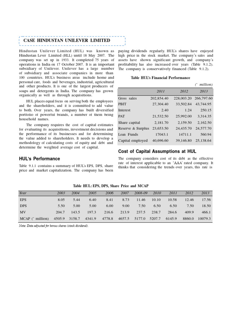 Financial Modelling Case I and Case II PDF | PDF | Cost Of Capital ...
