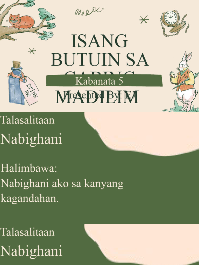 Kabanata 5 ISANG BUTUIN SA GABING MADILIM | PDF