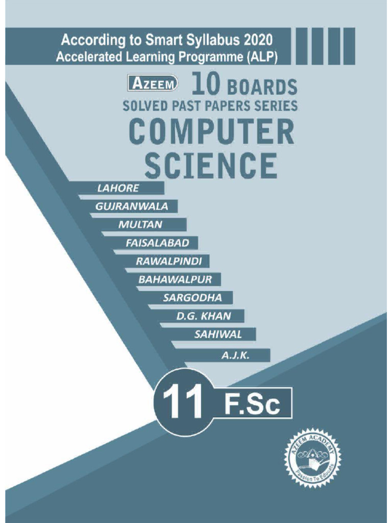 Azeem 11th Computer Past Papers ALP | PDF