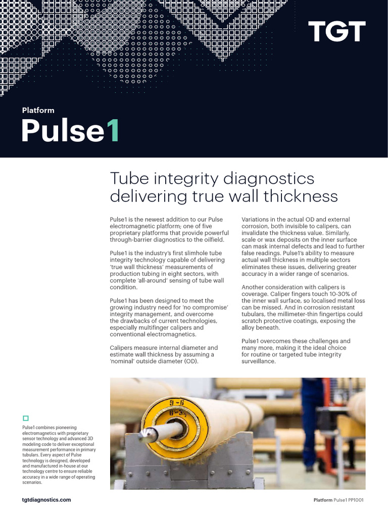 Pulse1 Platform - Eng - Per Page Format | PDF | Corrosion | Pipe (Fluid ...