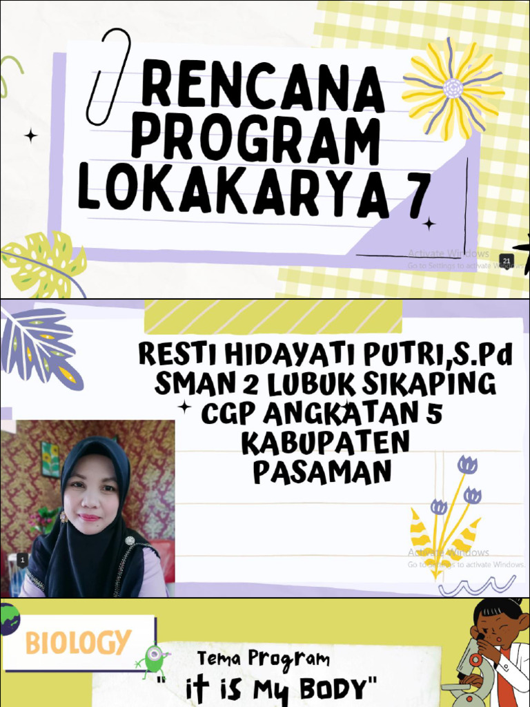 Resti Hidayati Putri, Tugas Lokakarya 7 Program | PDF