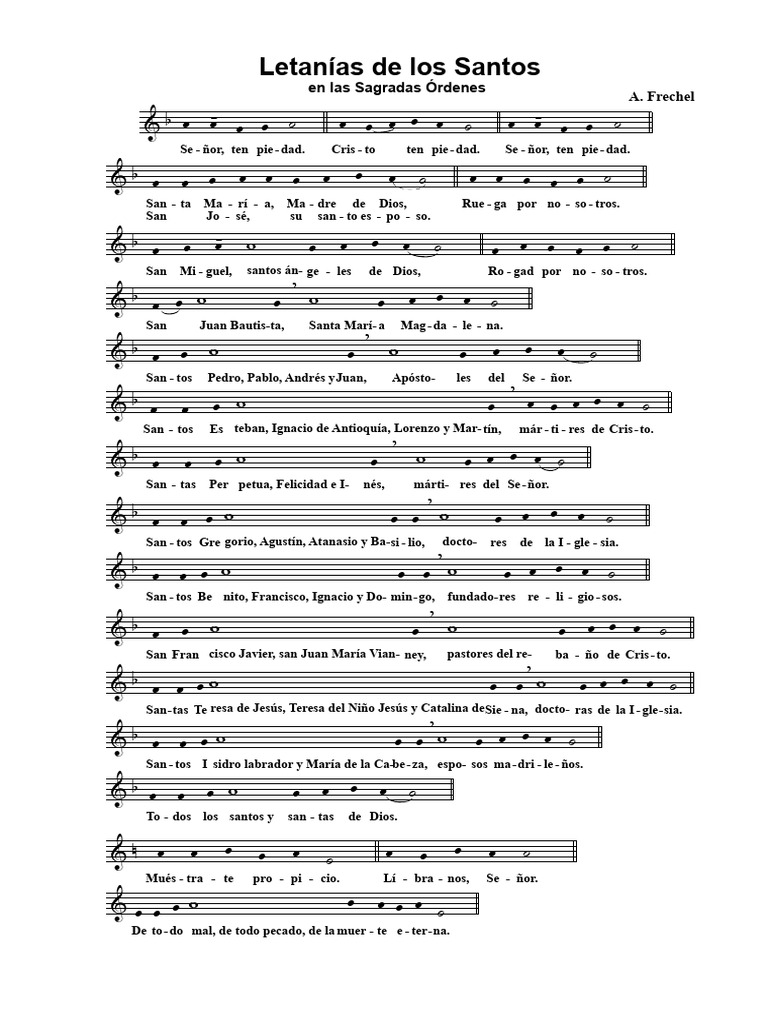 Letanias Ordenes | PDF | Creencia religiosa y doctrina